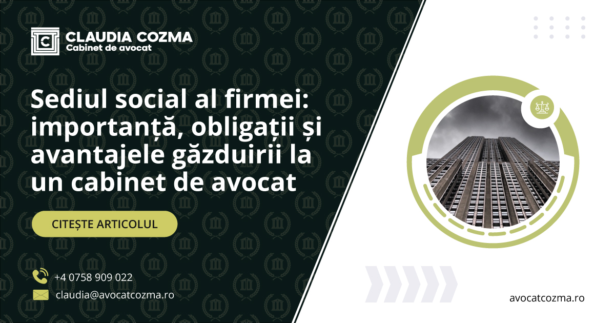 Sediul social al firmei: importanță, obligații și avantajele găzduirii ...